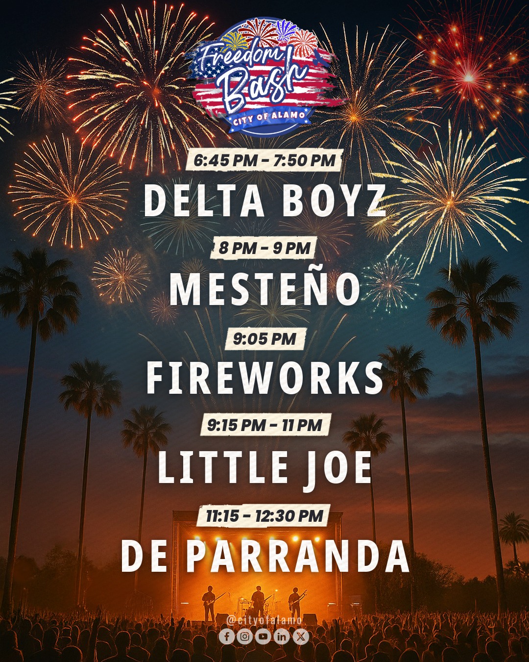 City of Alamo | 4th Of July Freedom Bash