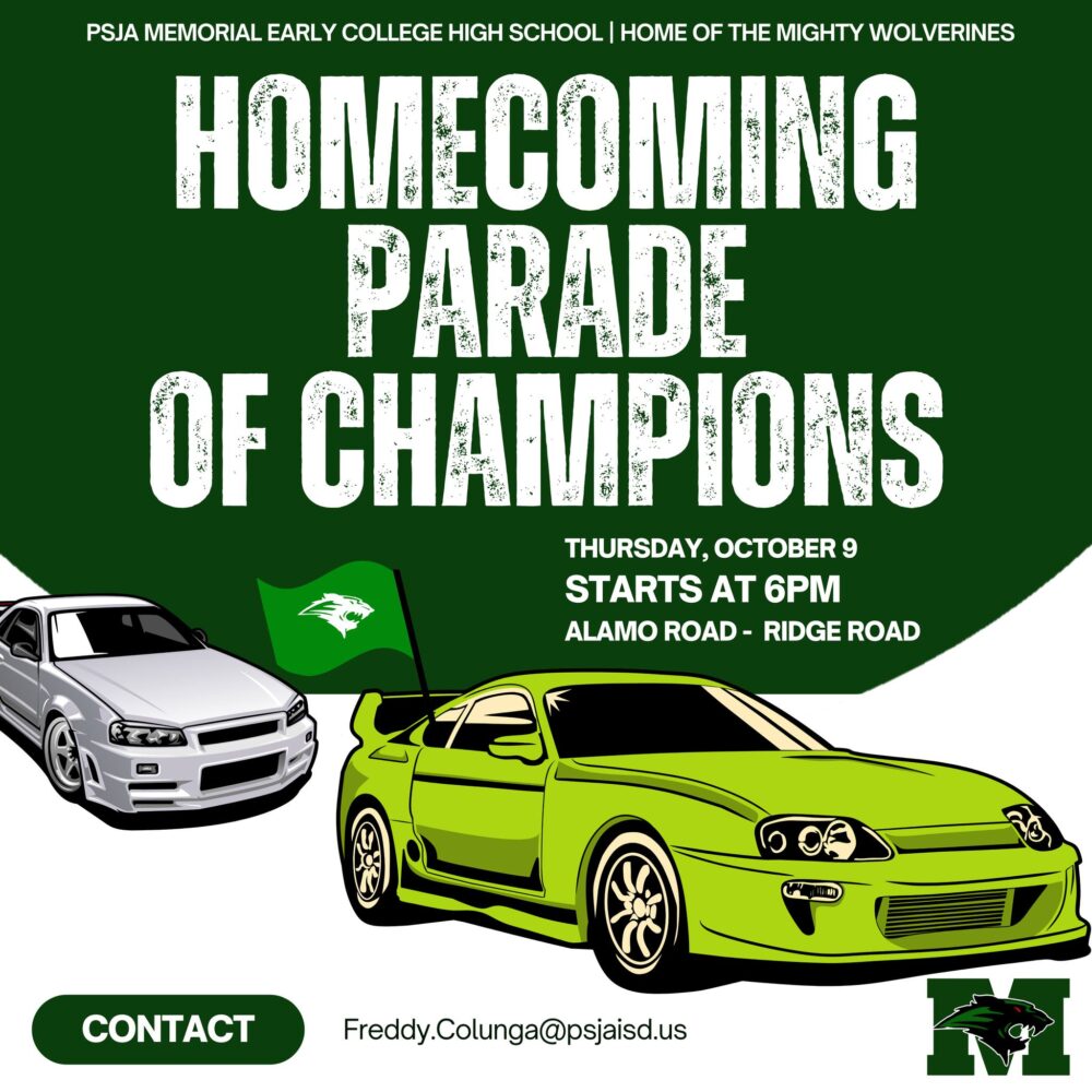 City of Alamo | PSJA Memorial Wolverines Homecoming Parade